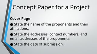 Writing Concept Paper Activity for Grade 11 Learners in EAPP | PPTX