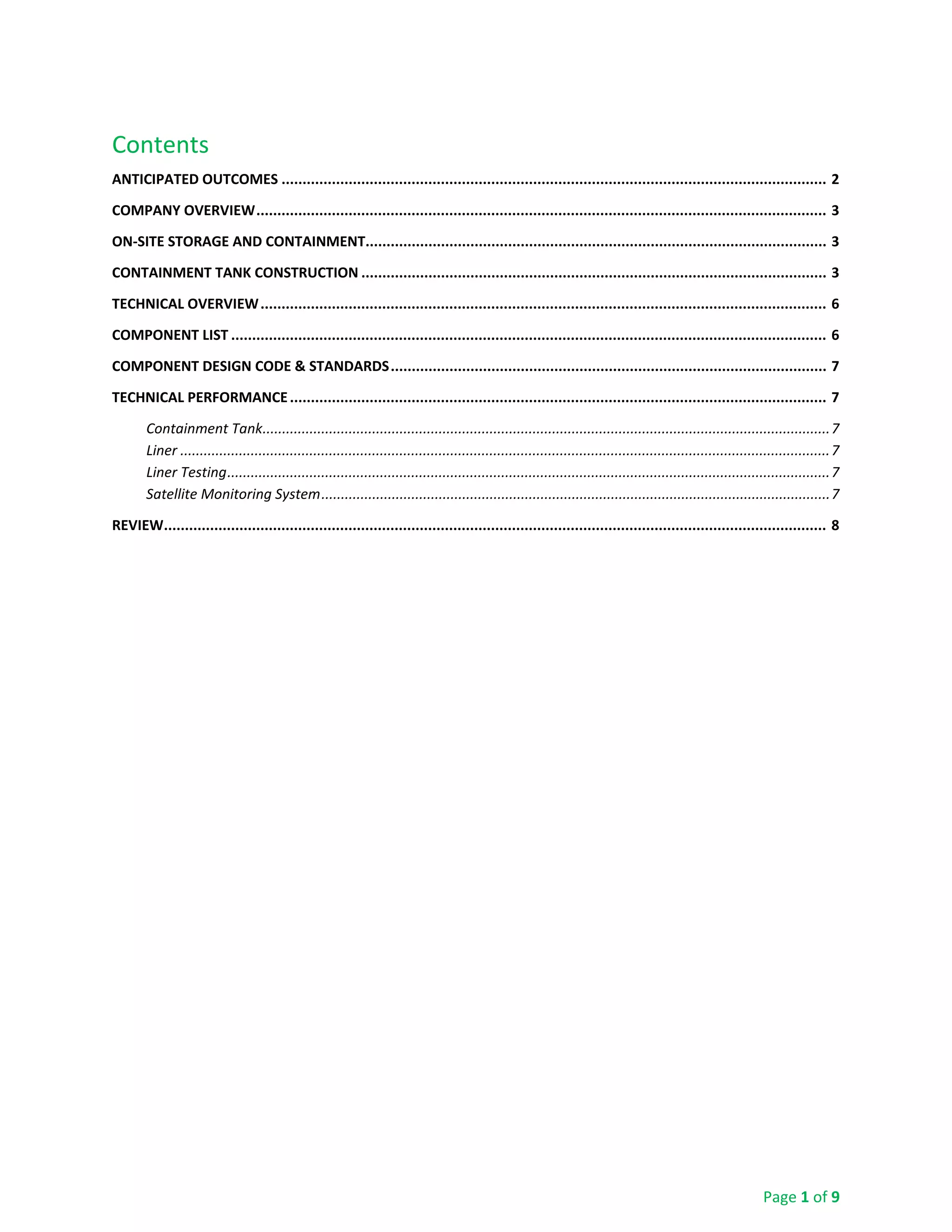Concept Tanks PFAS Storage & Containment | PDF
