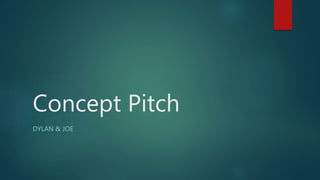 Concept pitch presentation | PPT