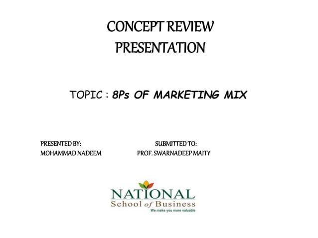 8 Ps of Marketing mix | PPTX | Marketing and Advertising | Business