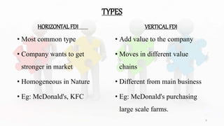 Concept review (fdi) | PPTX | Business Accounting & Finance | Business