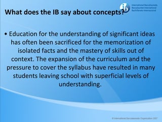 Concepts | PPT