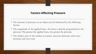 Concepts.forces,pressure,centre of mass. | PPTX
