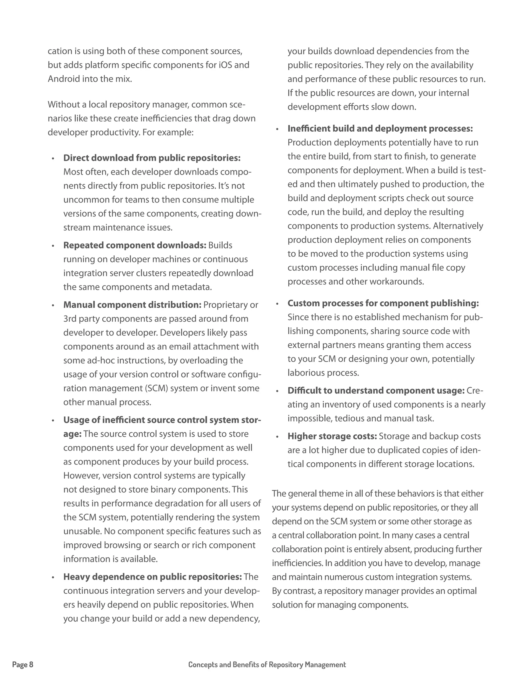 White Paper: Concepts and Benefits of Repository Management | PDF