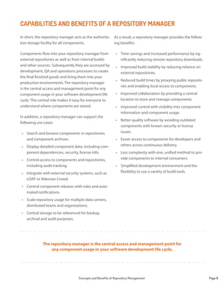 White Paper: Concepts and Benefits of Repository Management | PDF