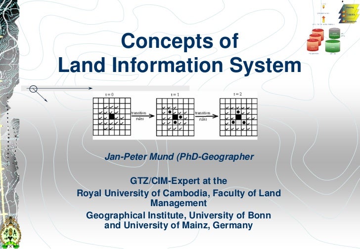 Concepts Of Land Information Systems Rua 2006