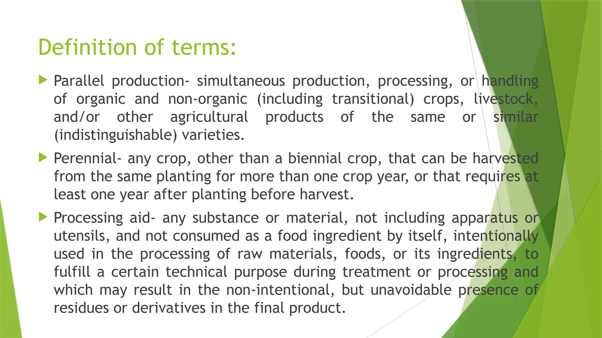 Concepts-of-Organic-Agriculture.pptx . Organic Agriculture Program | PPTX