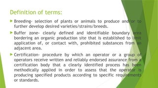 Concepts-of-Organic-Agriculture.pptx . Organic Agriculture Program | PPTX