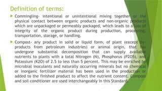 Concepts-of-Organic-Agriculture.pptx . Organic Agriculture Program | PPT