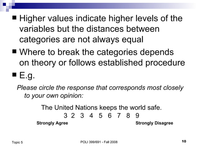 Concepts Operationalization And Measurement Ppt