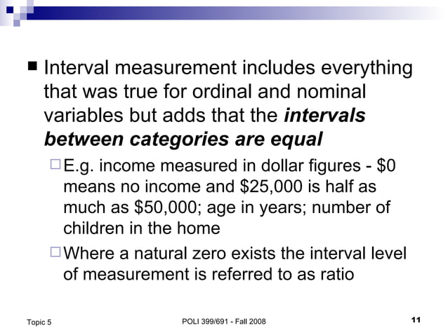 Concepts Operationalization And Measurement Ppt