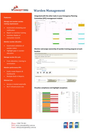 Warden Management System by Concept Safety Systems | PDF