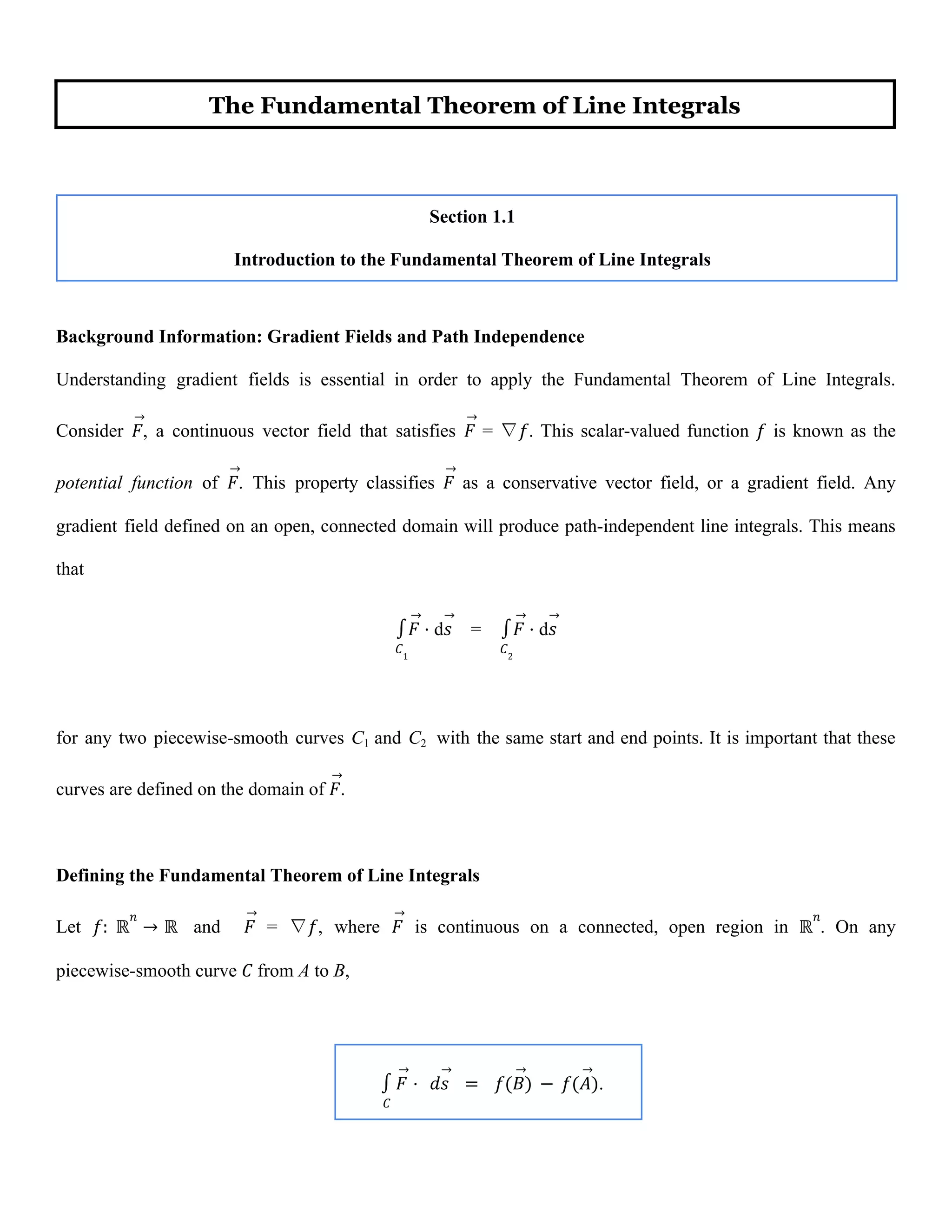Concepts and Applications of the Fundamental Theorem of Line Integrals.pdf