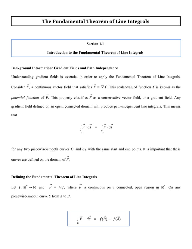 Concepts and Applications of the Fundamental Theorem of Line Integrals.pdf