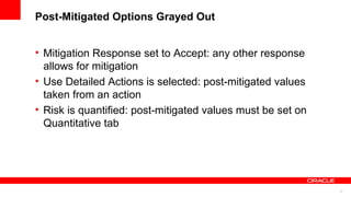 Concepts and best practices for the risk register in primavera risk ...