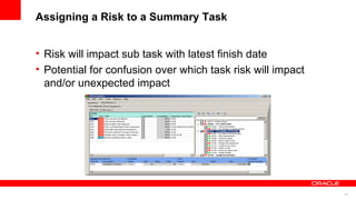 Concepts and best practices for the risk register in primavera risk ...