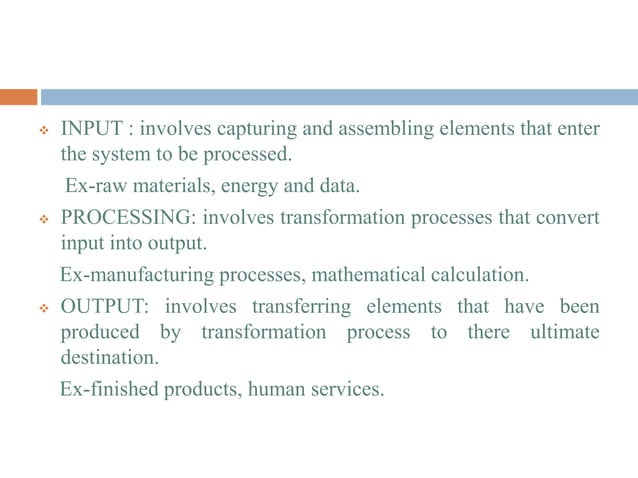Concepts and components of information system | PPTX | Operating ...