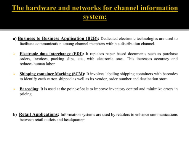 Concepts and elements of channel information system | PPTX ...
