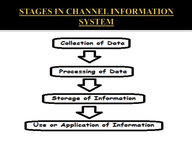 Concepts and elements of channel information system