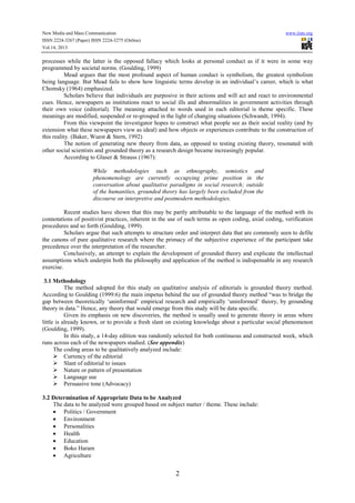 Concepts and emerging theories an analysis of editorials in nigerian newspapers | PDF