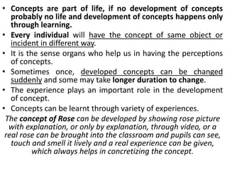 Concepts and experiences | PPTX