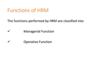 Concepts and functions of Human Resource Management | PPTX