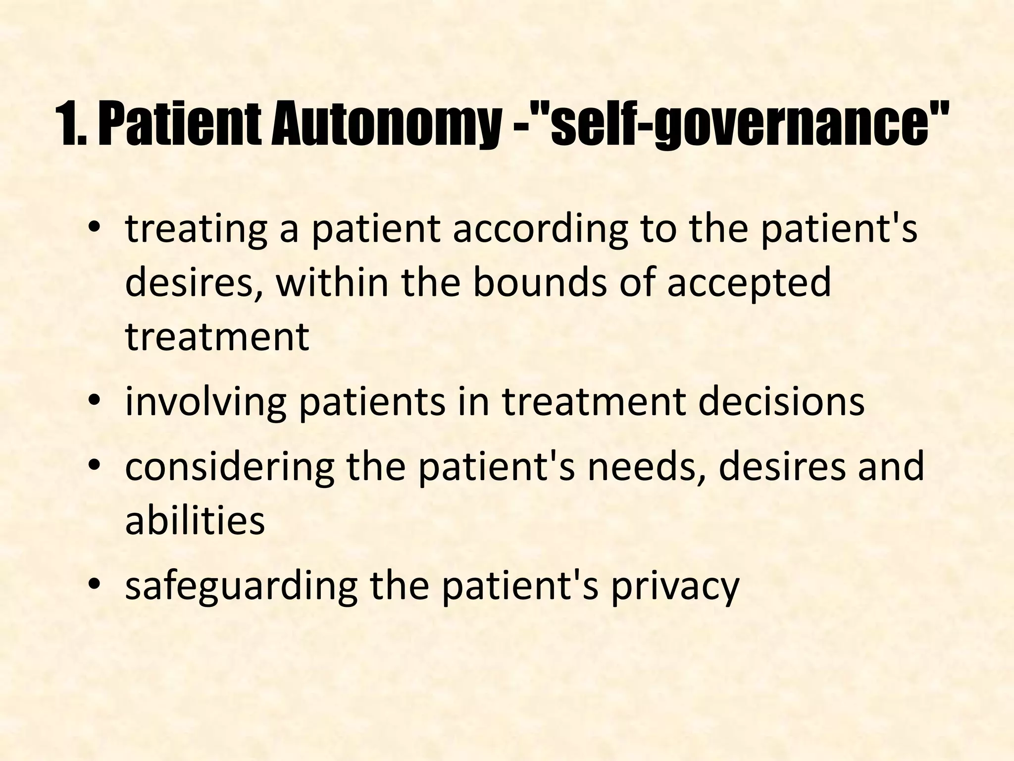 Concepts and principles of bioethics for the students of health ...