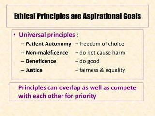 Concepts and principles of bioethics for the students of health ...