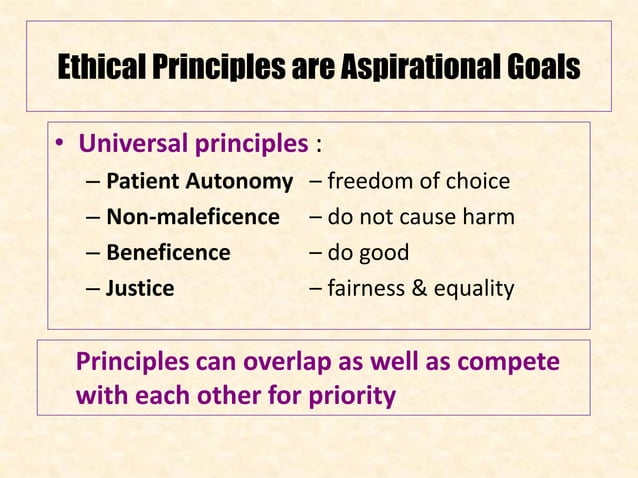 Concepts and principles of bioethics for the students of health ...