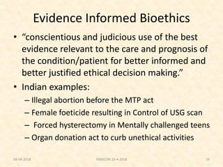 Concepts and principles of bioethics for the students of health ...