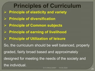 Concepts and principles of curriculum | PDF