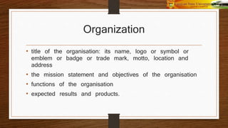 Concepts and principles of organization, administration, and ...
