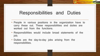 Concepts and principles of organization, administration, and ...
