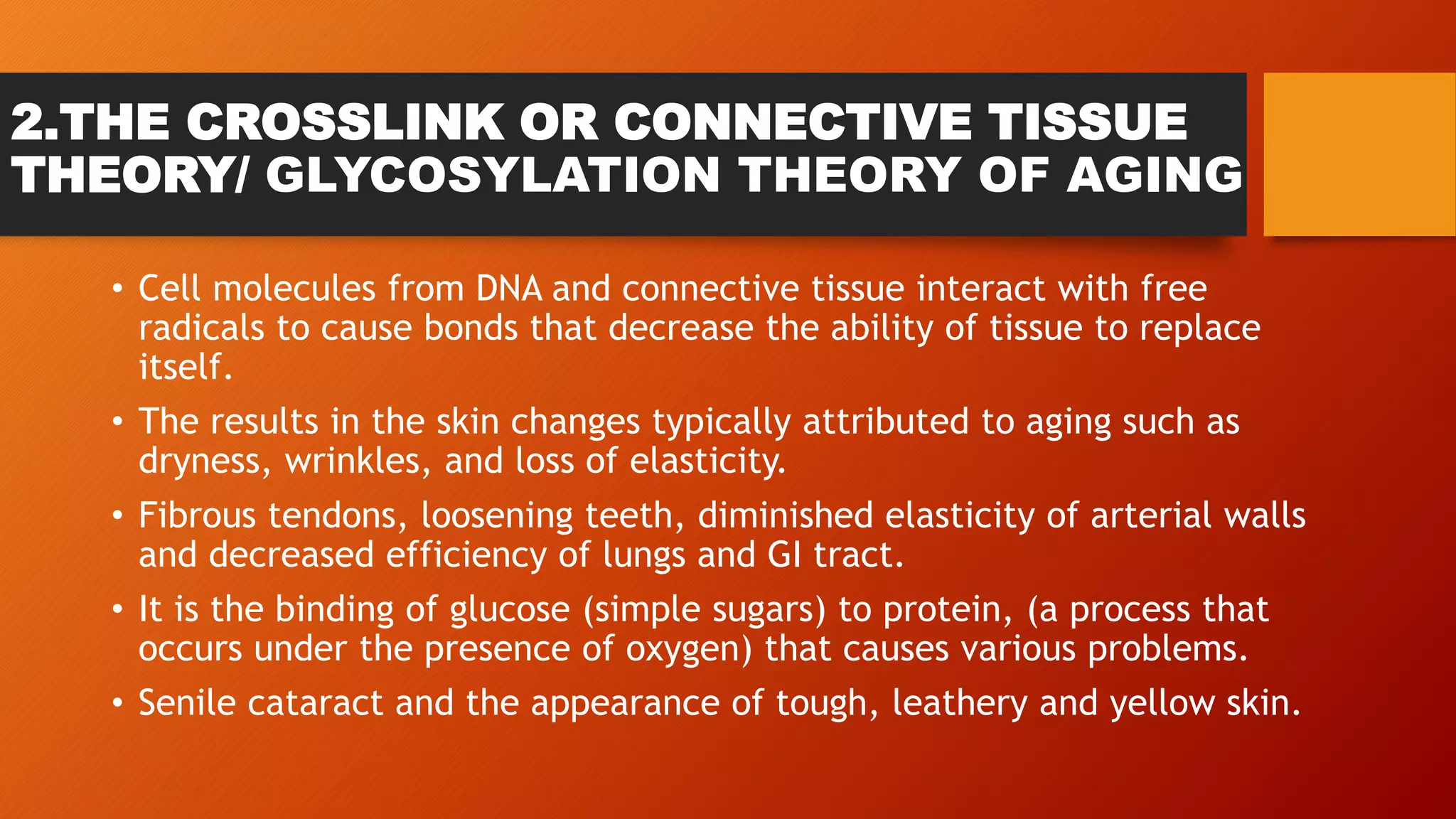 Concepts and theories of aging | PPTX