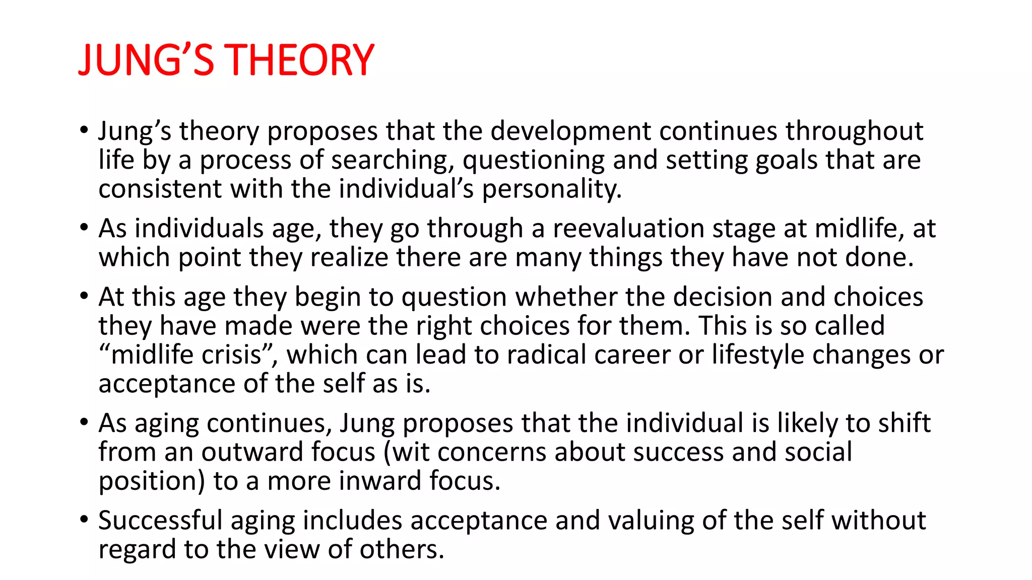 Concepts and theories of aging | PPTX