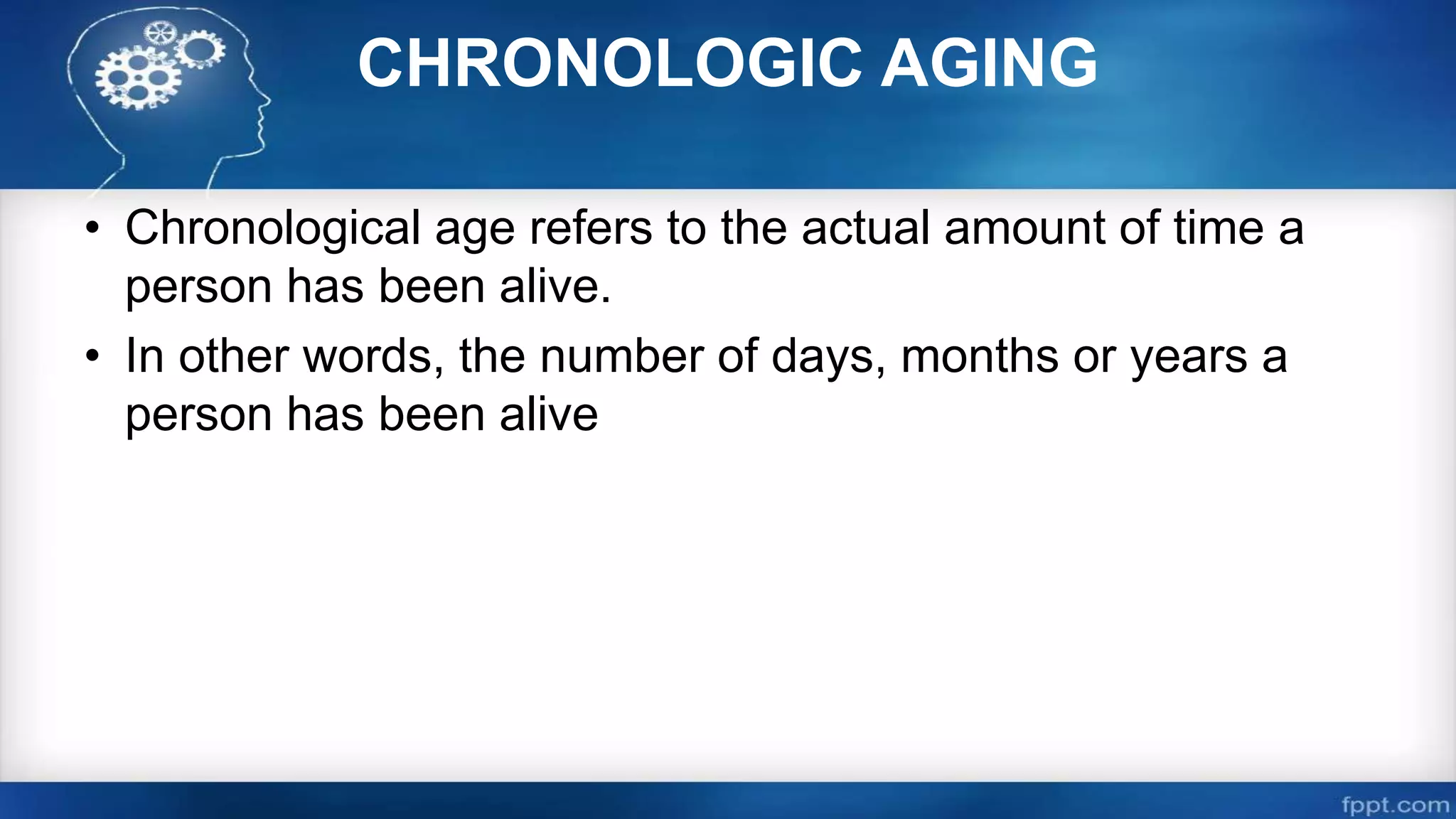 Concepts and theories of aging | PPTX