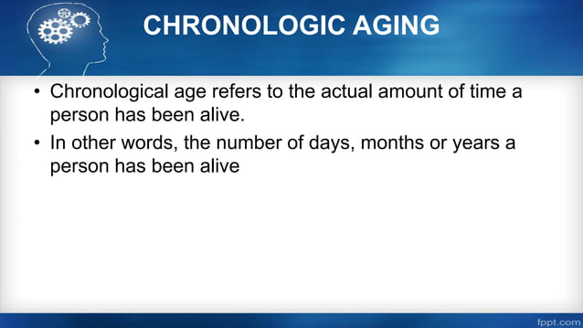 Concepts and theories of aging | PPTX