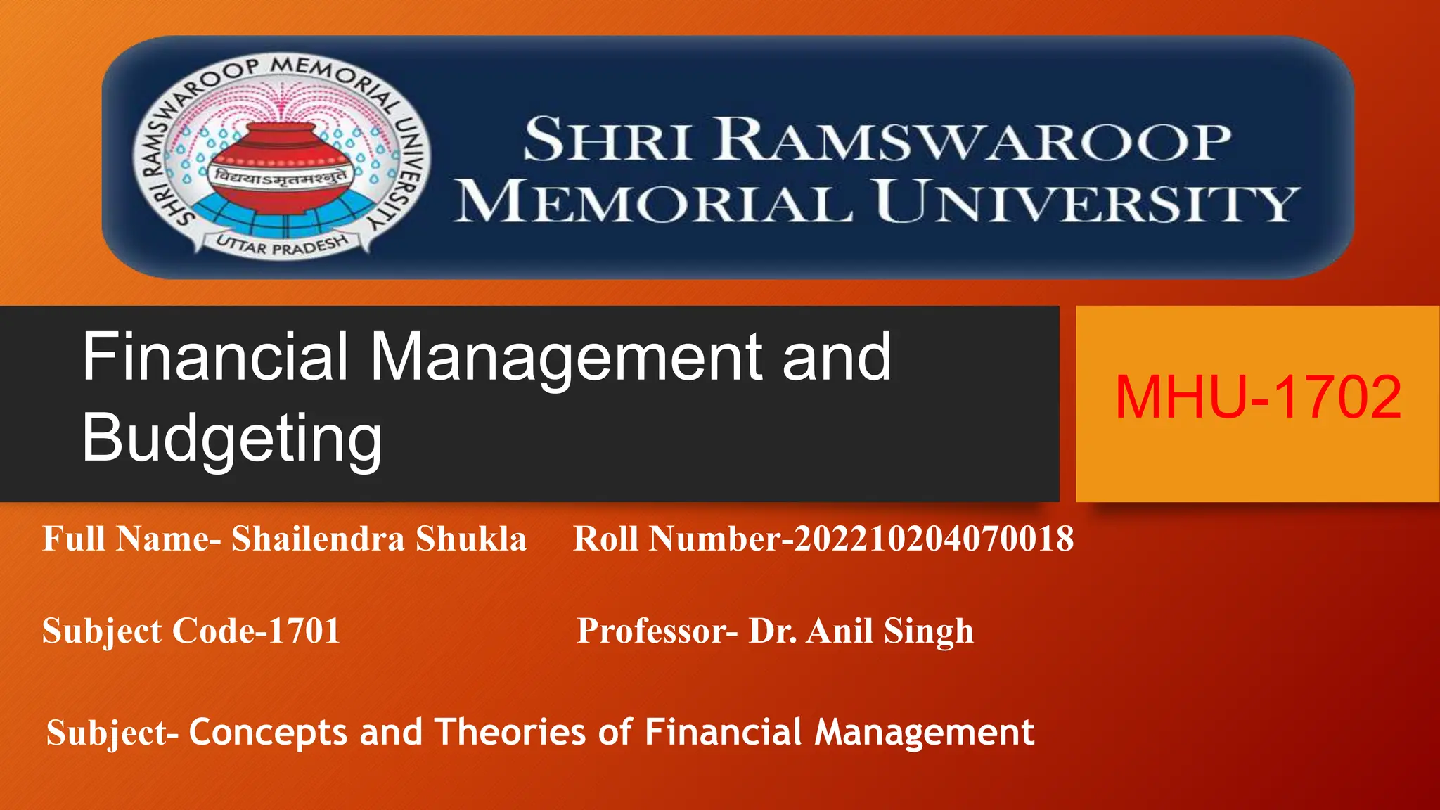 Concepts and Theories of Financial Management.pptx