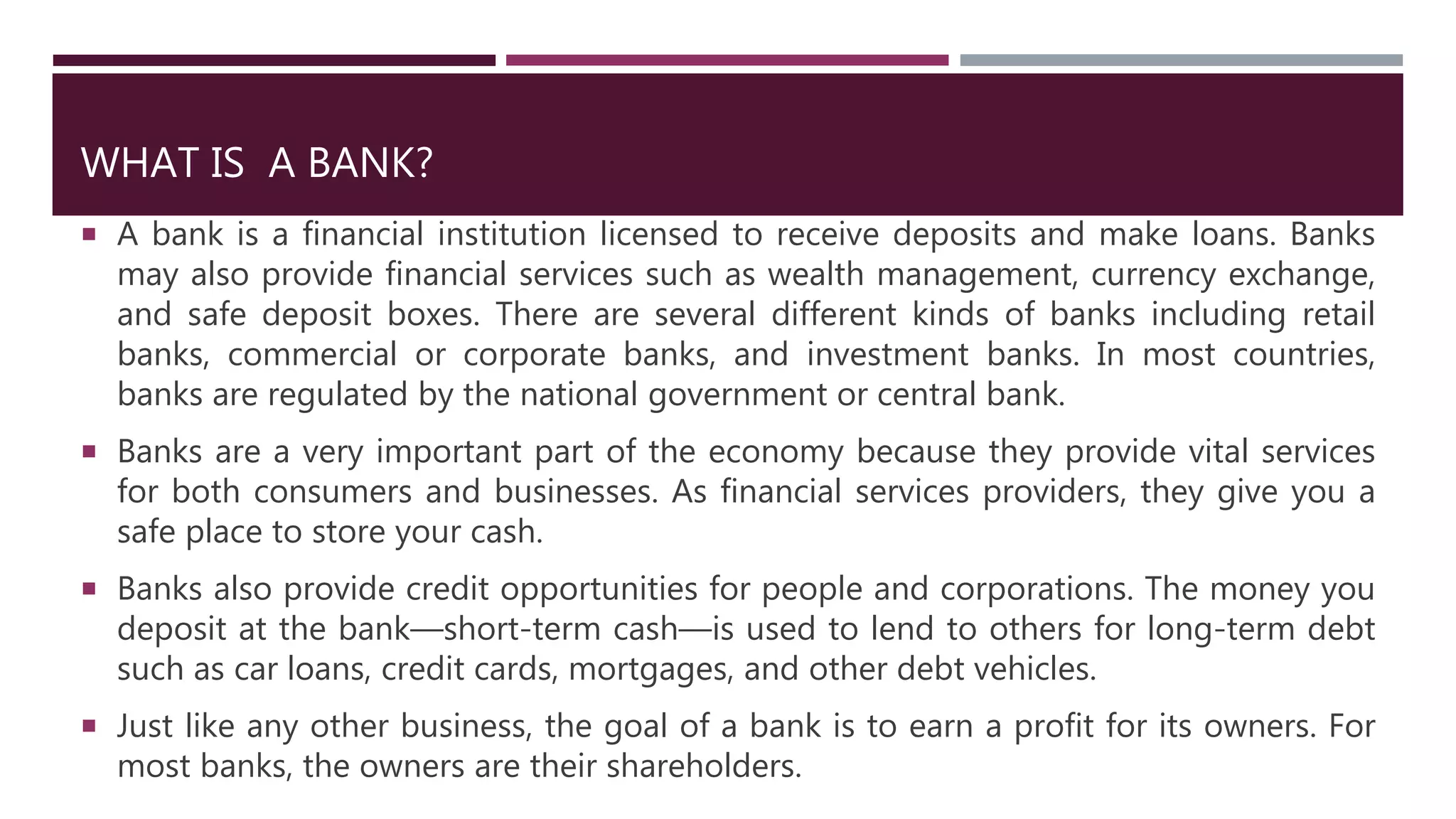 Concepts and types of banks in Ukraine | PPTX