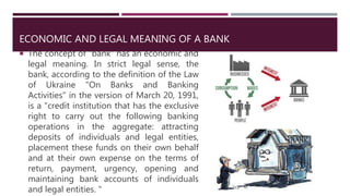 Concepts and types of banks in Ukraine | PPTX