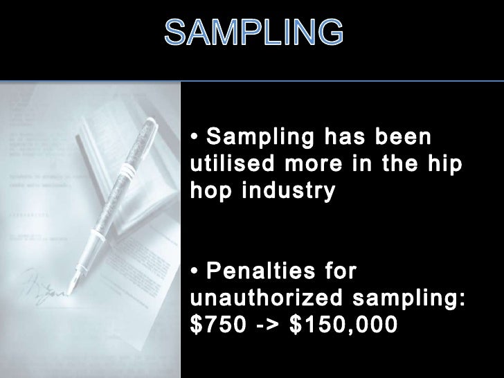 Music Sampling in Hip Hop