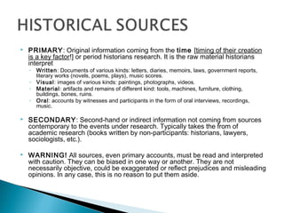 Concepts for historical_analysis | PPT