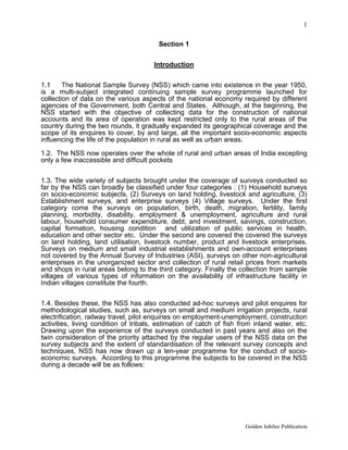 Concepts and Definitions Used in NSS | PDF