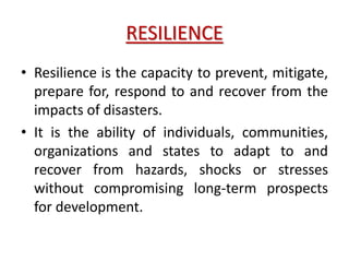 Concepts in disaster management | PPTX