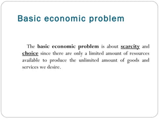 Concepts in economics | PPT