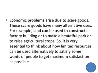 Concepts in economics | PPTX