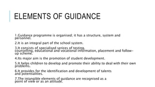 Concepts in guidance,unit 1 | PPTX