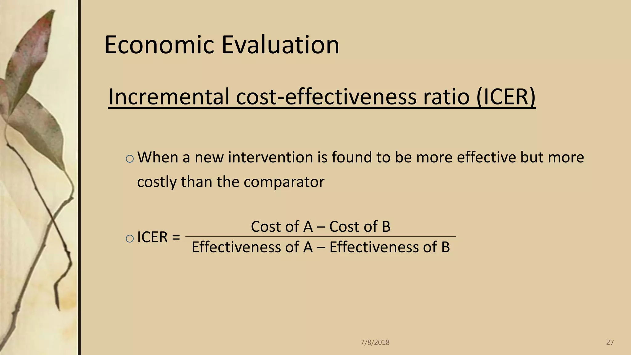 Concepts in health economics | PPTX
