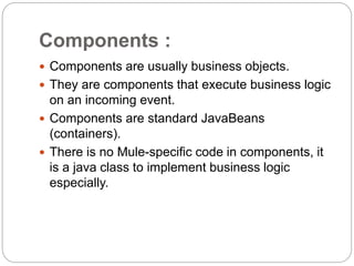 Concepts in mule | PPT