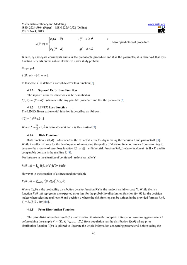 Concepts In Order Statistics And Bayesian Estimation Pdf